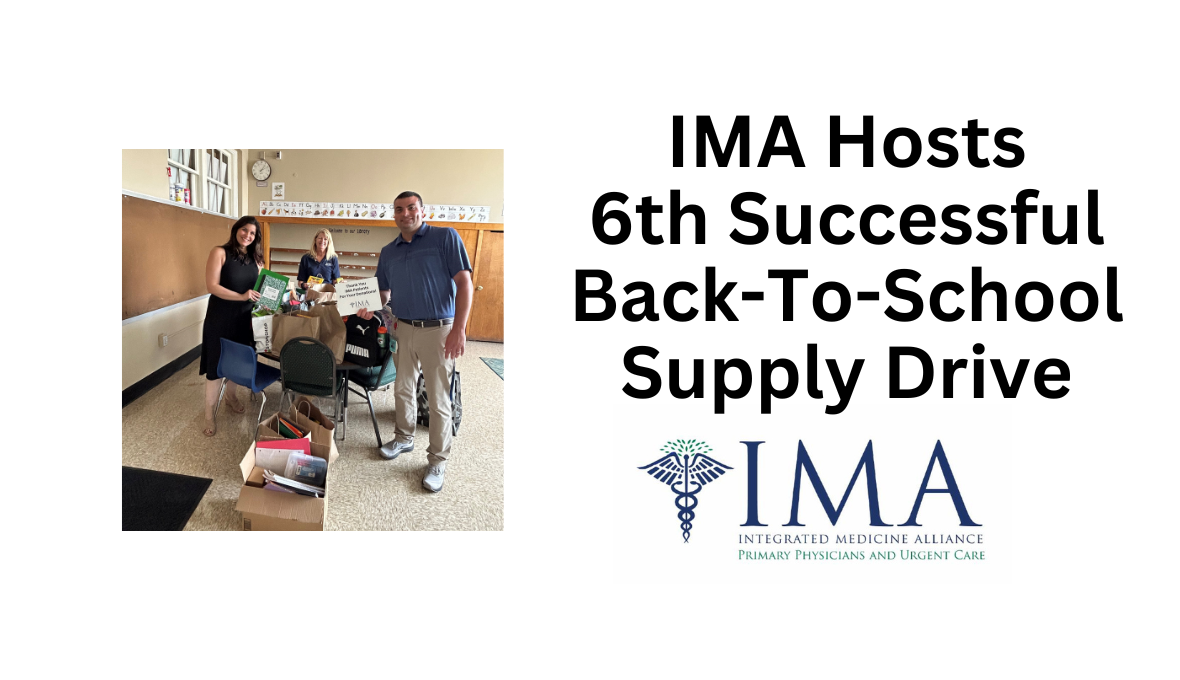 IMA Patients Donate Over 8,000 School Supplies - Integrated Medicine ...