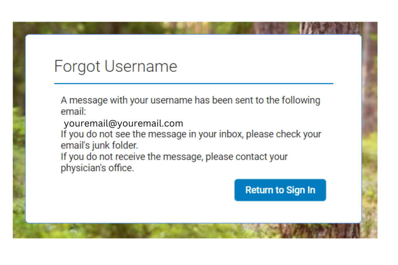 Patient Portal Troubleshooting - Forgot Username - Integrated Medicine ...