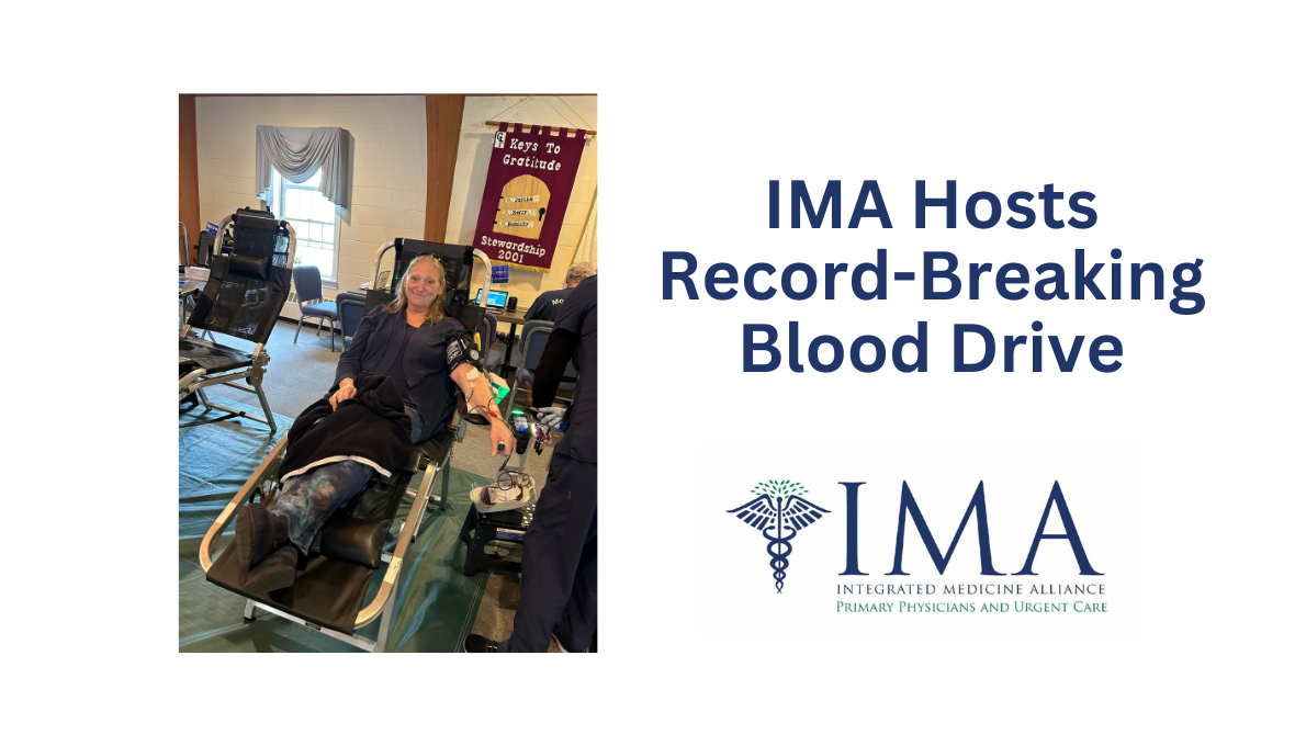 IMA Urgent Care & Primary Care Hosts Record Breaking Blood Drive ...