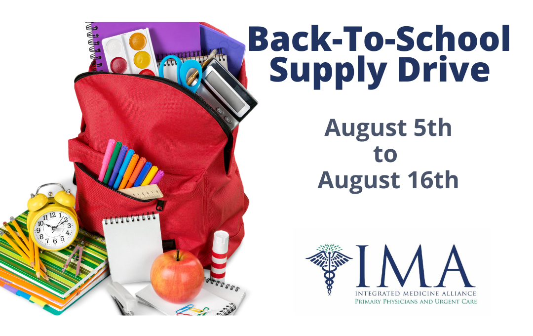 Back-To-School Supply Drive - Integrated Medicine Alliance